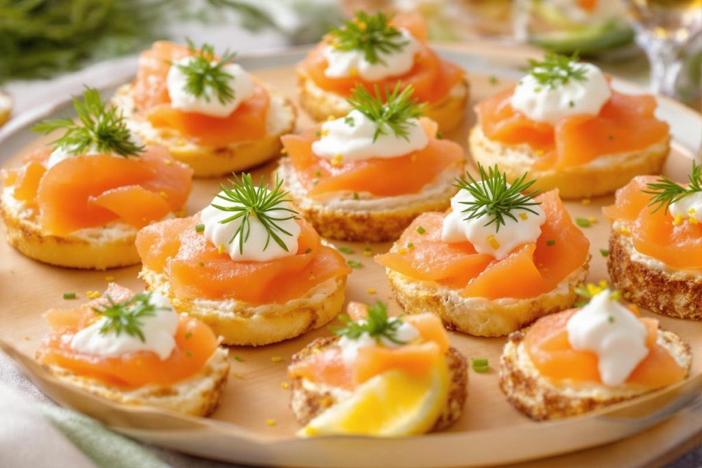 Comment servir le saumon fumé à l’apéritif - Atelier de la gourmandise