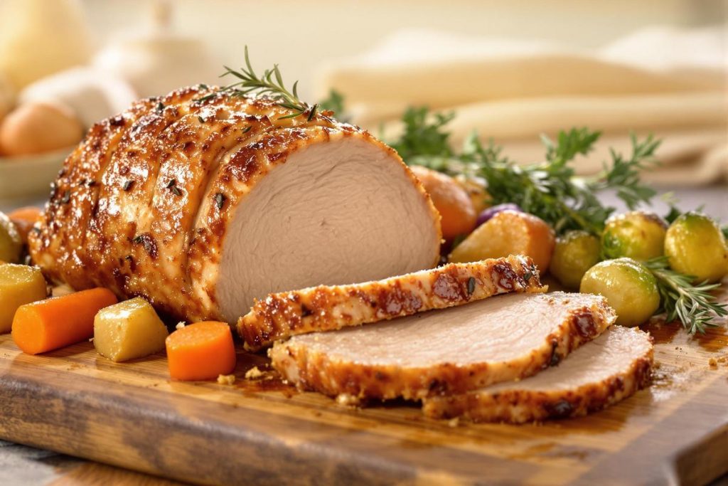 Cuisson rôti de porc au four chaleur tournante - Atelier de la gourmandise