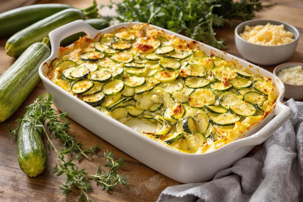 Le secret du délicieux gratin de courgettes façon mamie - Atelier de la ...